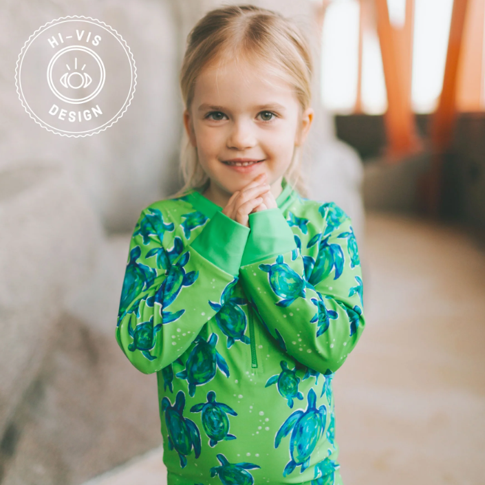 Oh, Snap | Hi Vis UPF50+ Full-Length Swimsuit for Babies & Kids ...